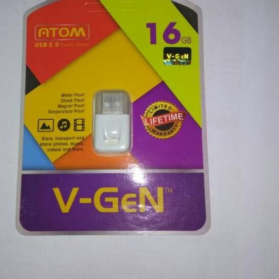 Jual USB Flashdisk Vgen Atom 16GB FD V-gen 16 GB ORIGINAL - Putih ...