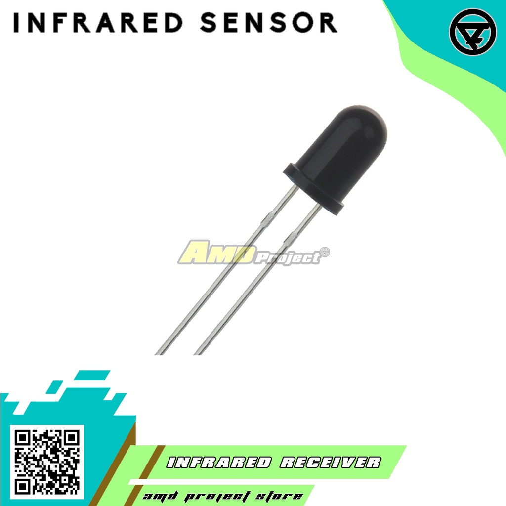 Jual IR Infrared Photodiode Receiver 5mm Sensor Cahaya 5 mm Dove | Shopee Indonesia