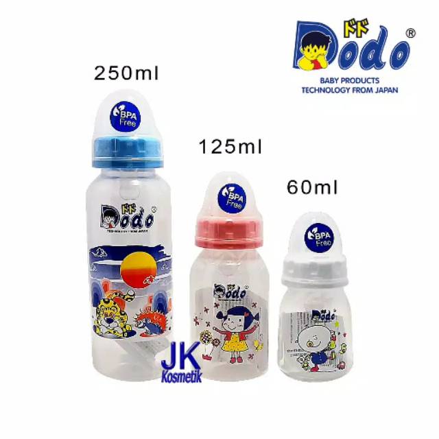 Jual Botol Dot Susu Dodo 60 ml 125 ml 250 ml | Shopee Indonesia