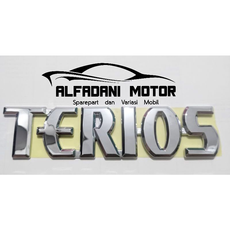 Jual EMBLEM TULISAN DAIHATSU TERIOS 2007-2017 DAN EMBLEM TULISAN ...