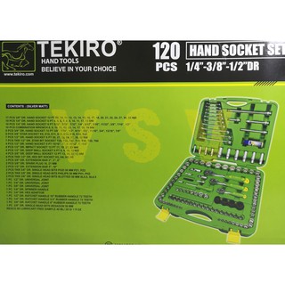 Jual TEKIRO TOOL SET 120PCS / TOOLSET 120 PCS KUNCI SOK set 120PC Toolset 120 pcs Kunci SOK SET ...