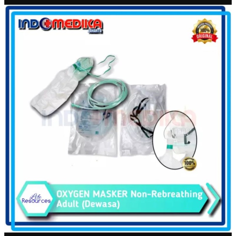 Jual Masker non Reabreating Mask / Oxygen Mask masker NRM anak dan ...