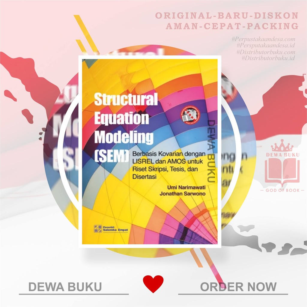 Jual Structural Equation Modeling Sem Berbasis Kovarian Dg Lisrel