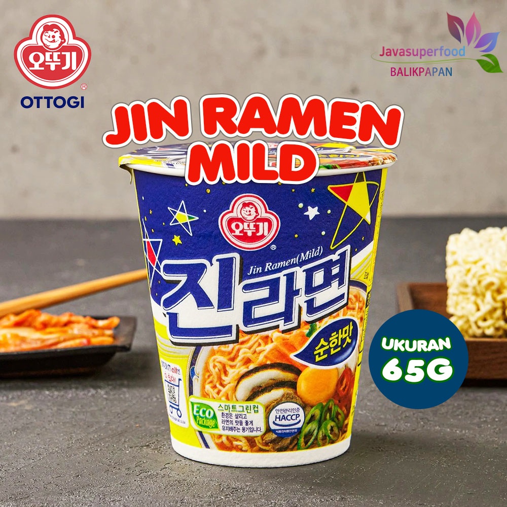 Jual Ottogi Jin Ramen Mild Cup Mie Instant Korea Gelas | Shopee Indonesia