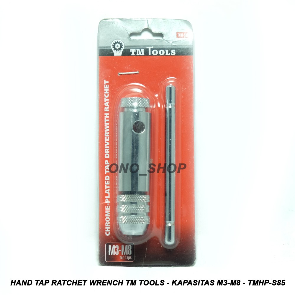 Jual Hand Tap Ratchet Wrench - TM Tools - Kapasitas M3-M8 - TMHP-S85 | Shopee Indonesia