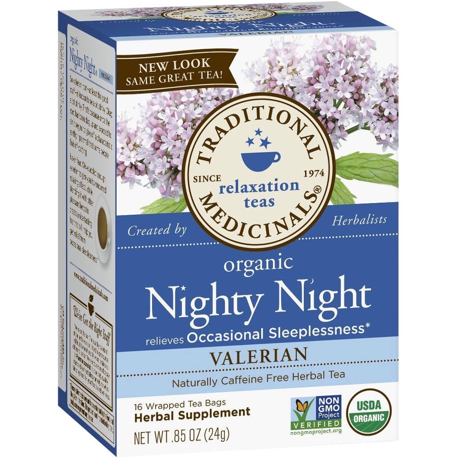 Jual Traditional Medicinals Organic Nighty Night Extra Valerian Tea 24 ...