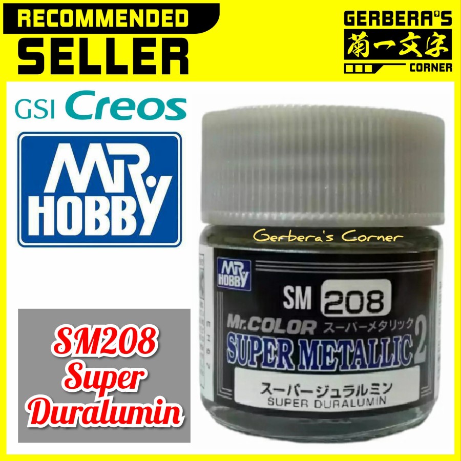 Jual Mr Color SM208 Super Duralumin Mr. Hobby Super Metallic Lacquer Paint | Shopee Indonesia