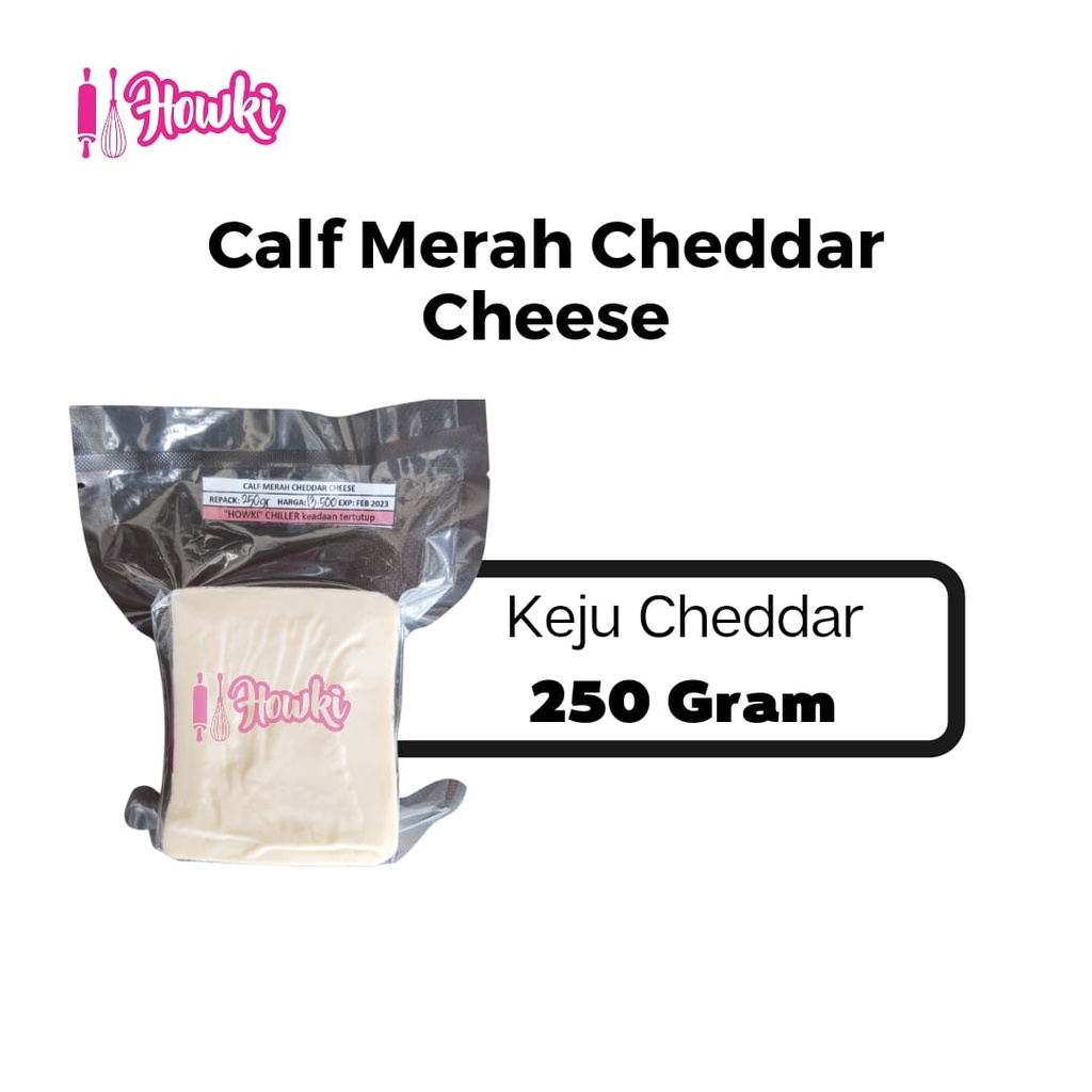 Jual Keju CalF Merah ( Cheddar Cheese ) Repack | Shopee Indonesia