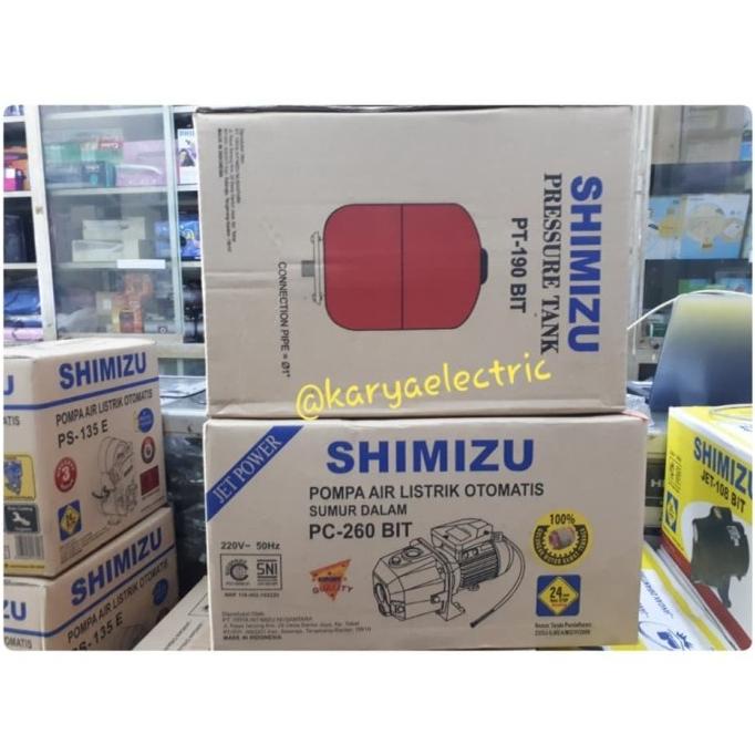 Jual Pompa Air Shimizu Garansi Jet Pump Pc-260 Bit / Pc-260Bit Original | Shopee Indonesia