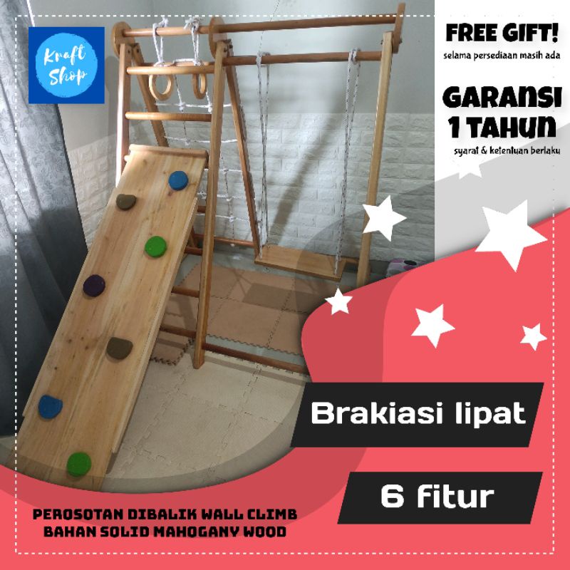 Jual BRAKIASI LIPAT 7 / 6 in 1 Promo Ongkir Monkey bar Pikler Mainan ...