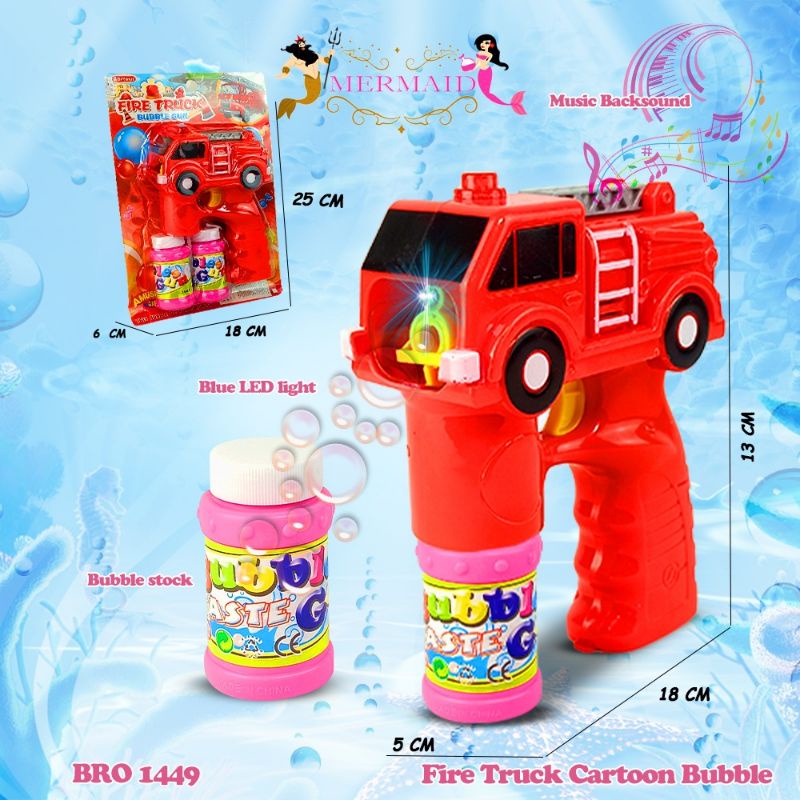 Jual BRO1449 Fire Truck Engine Mobil Pemadam Kebakaran Bubble Gun Bubblegun Pistol Pistolan ...