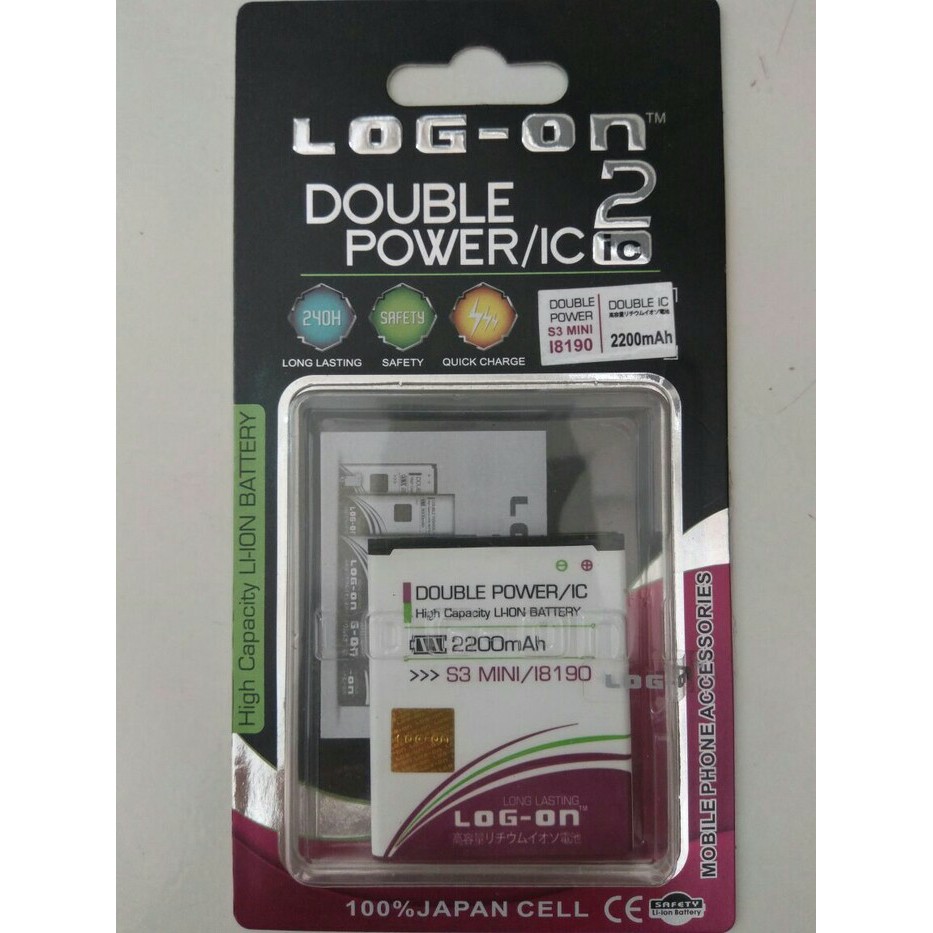 Jual Battery Batre Baterai Double Power IC Log On Samsung S3 MINI / ACE 2 / Z2 | Shopee Indonesia