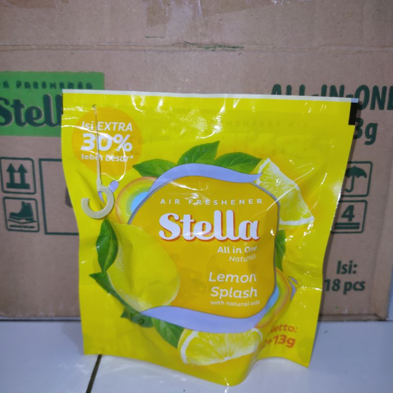 Jual Stella Gantung Pengharum Ruangan All In One LEMON SPLASH 55g - isi ...
