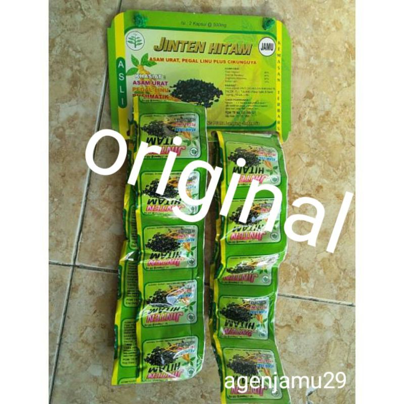 Jual JINTEN HITAM ORIGINAL obat asam urat kolesterol cap jinten hitam ...