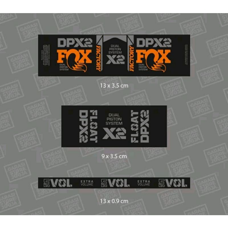Jual Custom Decal Stiker Rear Shox Fox Float DPX2 2021 | Shopee Indonesia