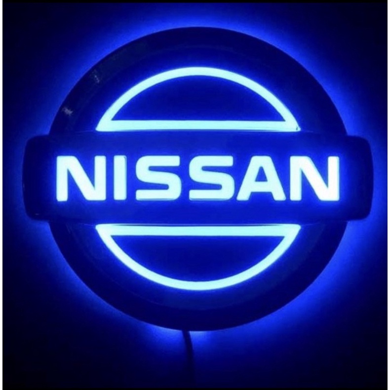 Jual Emblem logo NISSAN LED NYALA 3D import | Shopee Indonesia