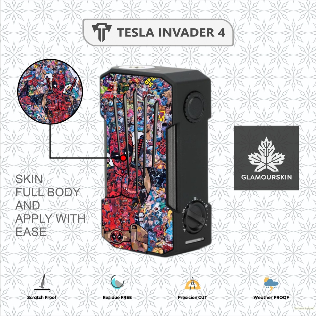 Jual TESLA INVADER 4X Garskin/Skin Premium | Shopee Indonesia