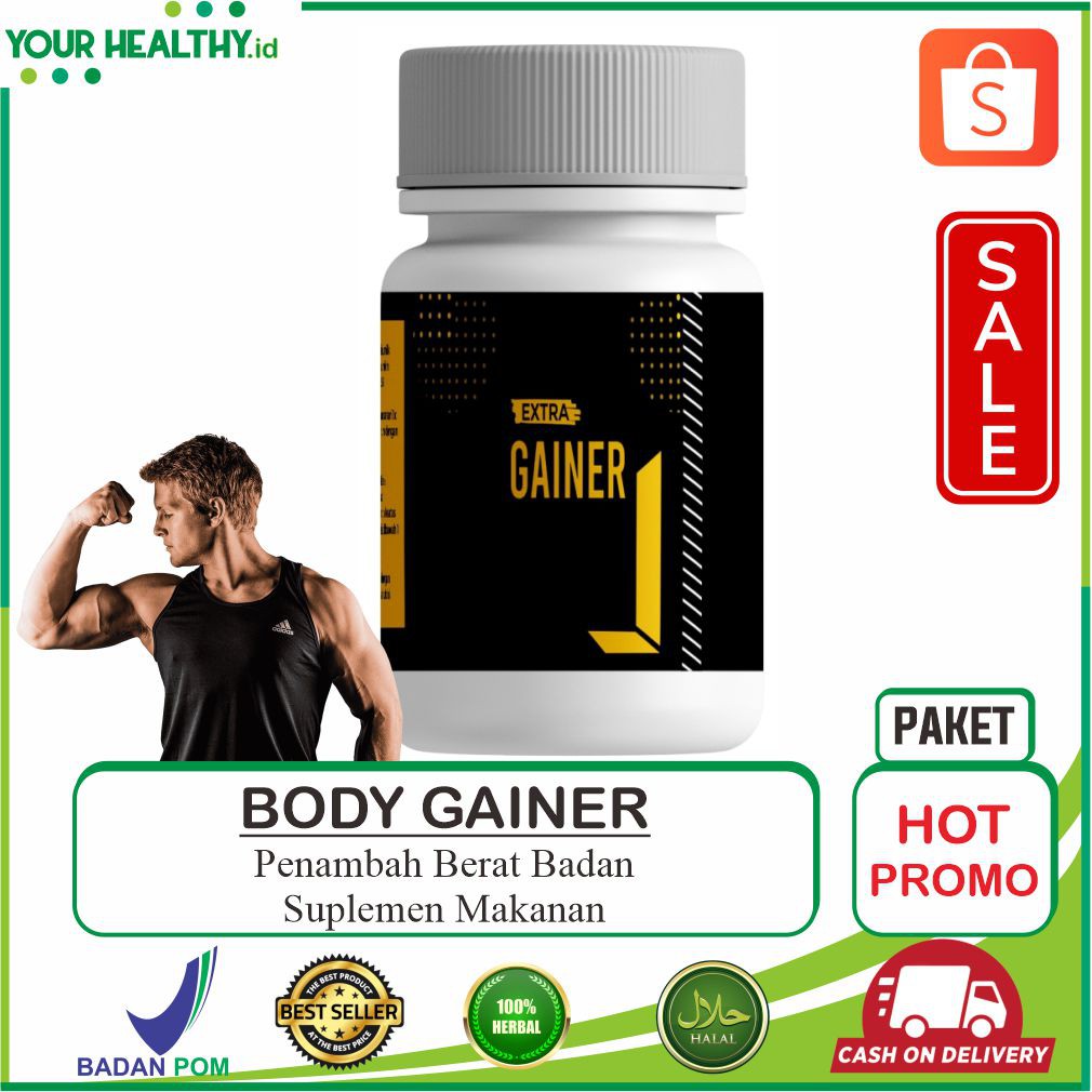 Jual BODY GAINER - Suplemen Penambah Berat Badan Pria dan Wanita Tanpa ...
