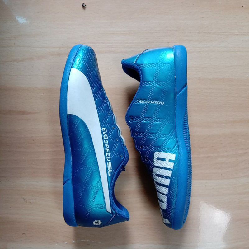 Jual SEPATU FUTSAL DAN BOLA PUMA EVOSPED BIRU | Shopee Indonesia