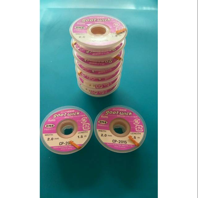Jual SOLDER WICK/PITA PENYERAP TIMAH/GOOT WICK ORI 2.0 | Shopee Indonesia