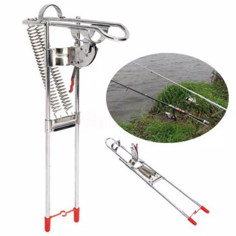 Jual Cagak Bracket Jagrak Joran Pancing Stenlis Otomatis | Shopee Indonesia