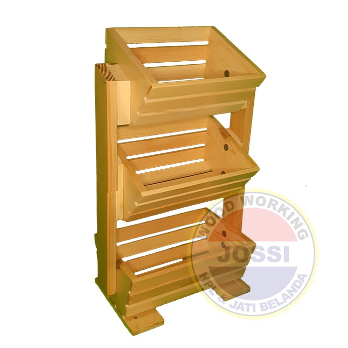 Jual Rak Bawang / Rak Bumbu Dapur 3 Susun / Rak Buah dan Sayur / Rak ...