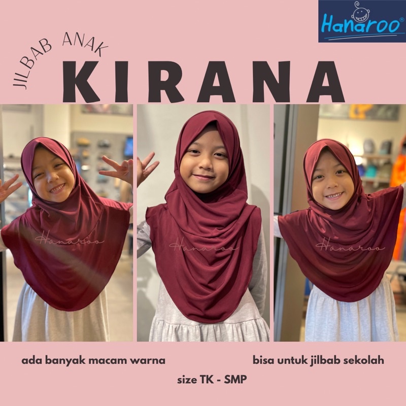 Jual Hanaroo Hijab Anak Remaja Kirana | Shopee Indonesia