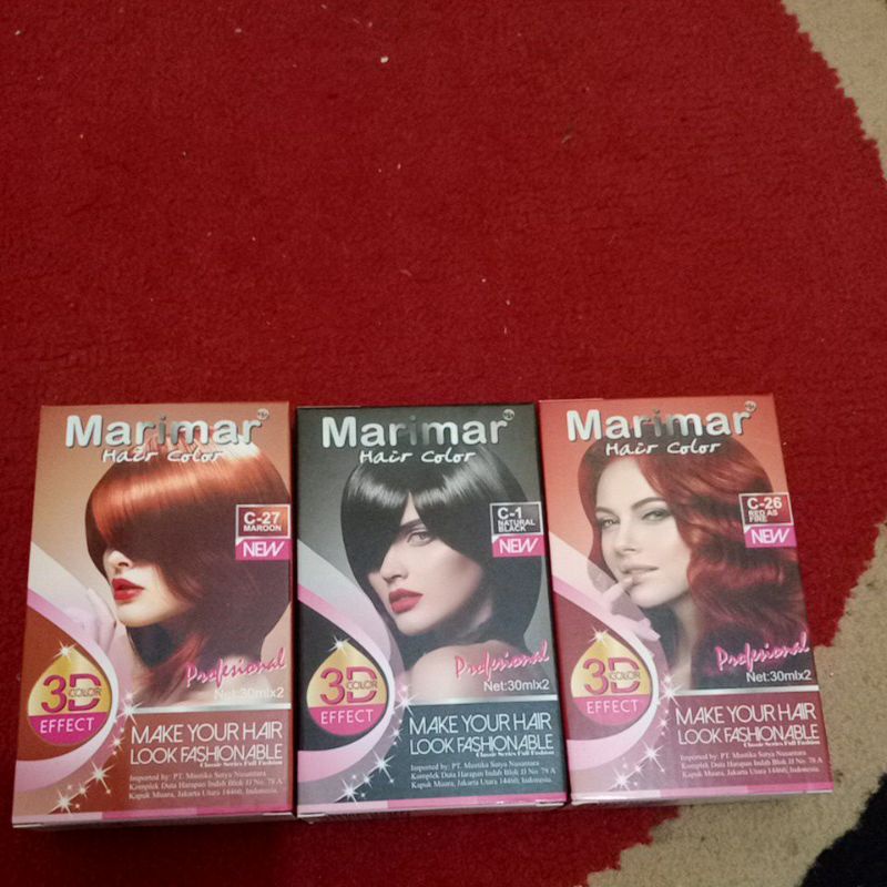 Jual MARIMAR HAIR COLOR 30 ML / semir rambut | Shopee Indonesia