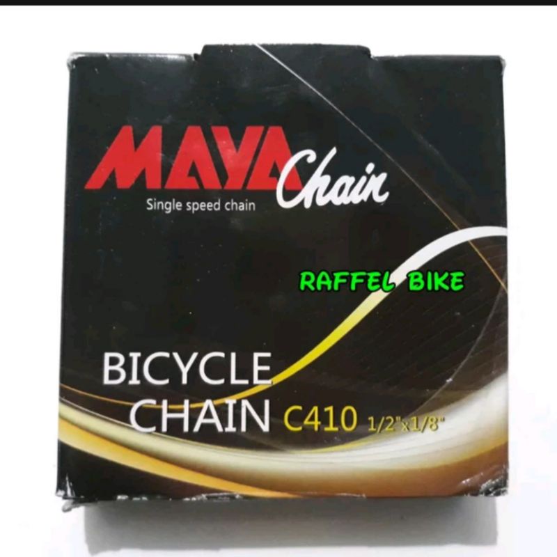 Jual Termurah. Rantai Maya C410 black. Rantai Maya single speed. Rantai ...
