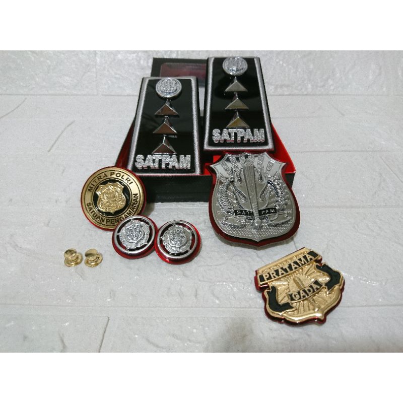 Jual PANGKAT PELAKSANA UTAMA - KEWENANGAN SATPAM - MONOGRAM SATPAM ...