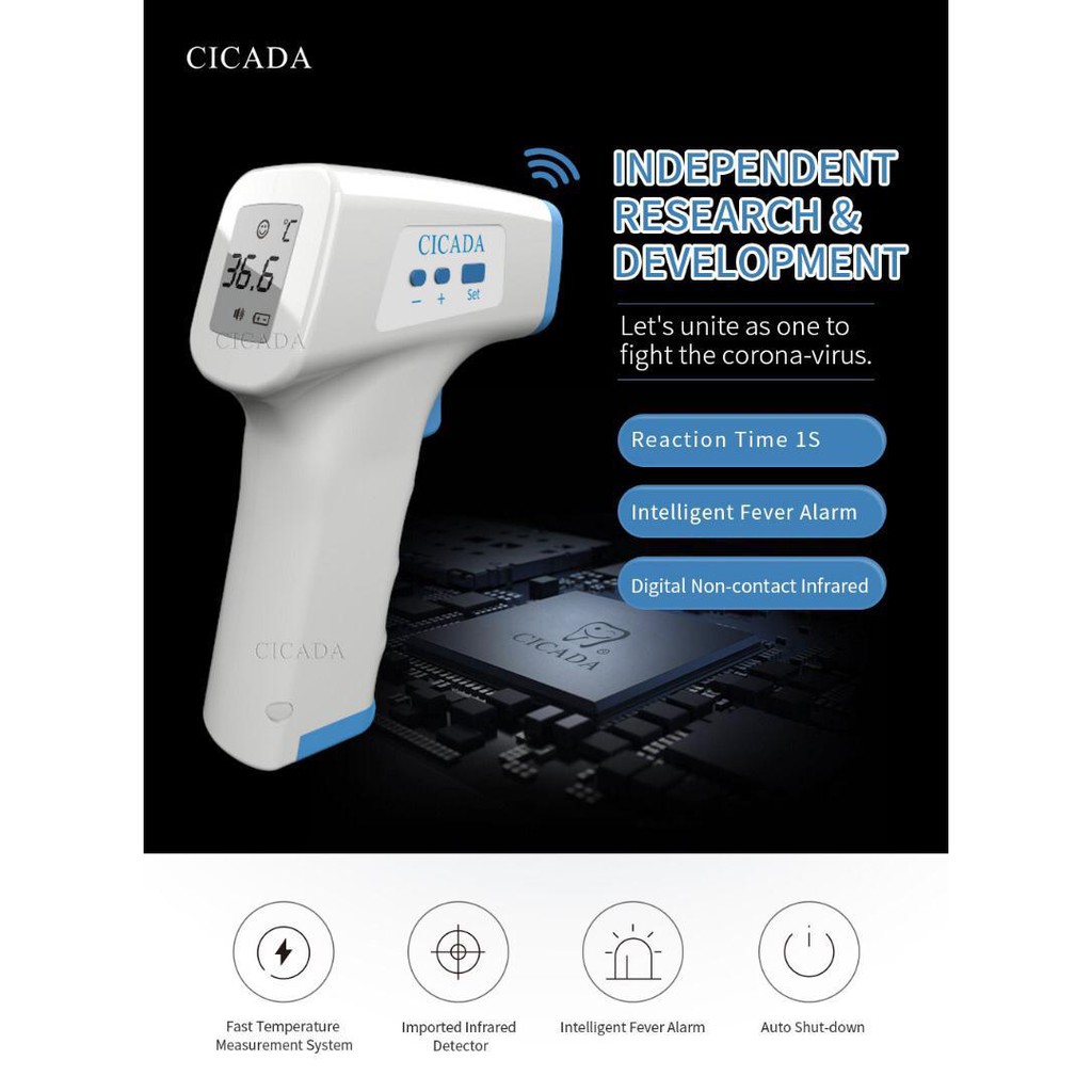 Jual Termogun Infrared || Thermogun CICADA || Thermogun | Shopee Indonesia