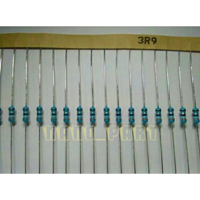 Jual 10pcs resistor 1/4 watt 3R6 3R9 4R3 4R7 5R1 5R6 metal film | Shopee Indonesia