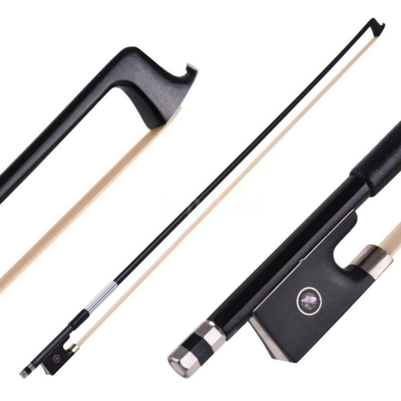 Jual Bow biola fiber carbon dengan hair bow putih Violin bow carbon ...