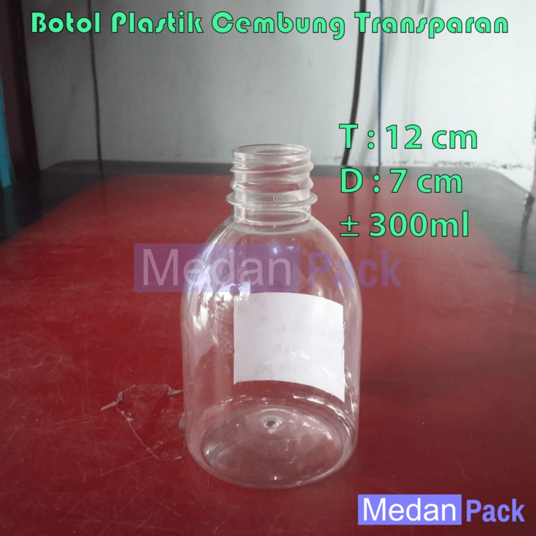Jual Botol Plastik Cembung Transparan AO 300 ml per 105 pcs | Shopee ...