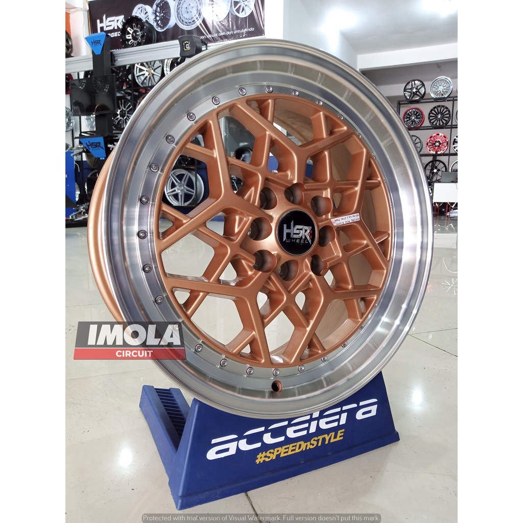 Jual Jual pelek mobil racing Sigra R17 HSR MYTH-06 Ring 17 Lebar 7,5 ...