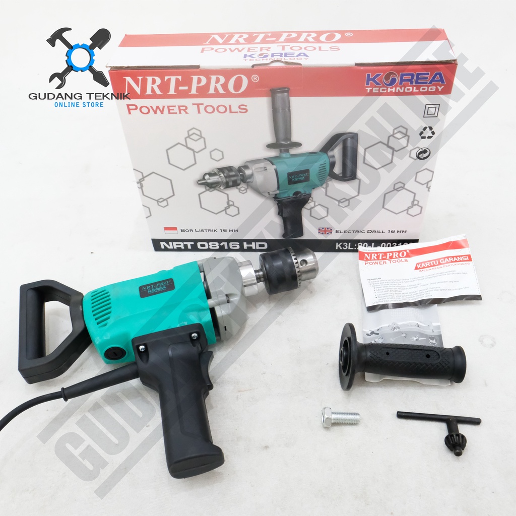 Jual MESIN BOR NRT PRO 0816HD 16mm / Impact Drill NRT PRO 16 mm - Mesin ...