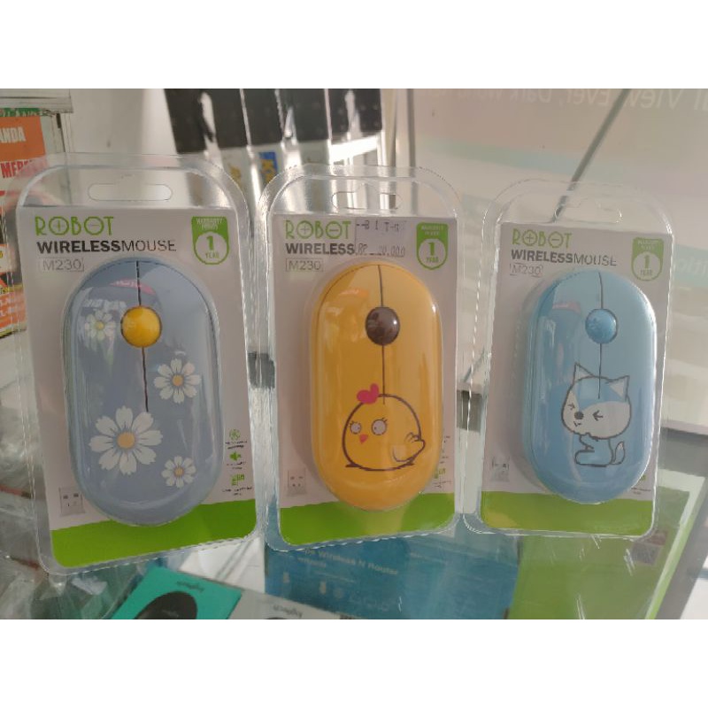 Jual Mouse Wireless Robot M230 | Shopee Indonesia