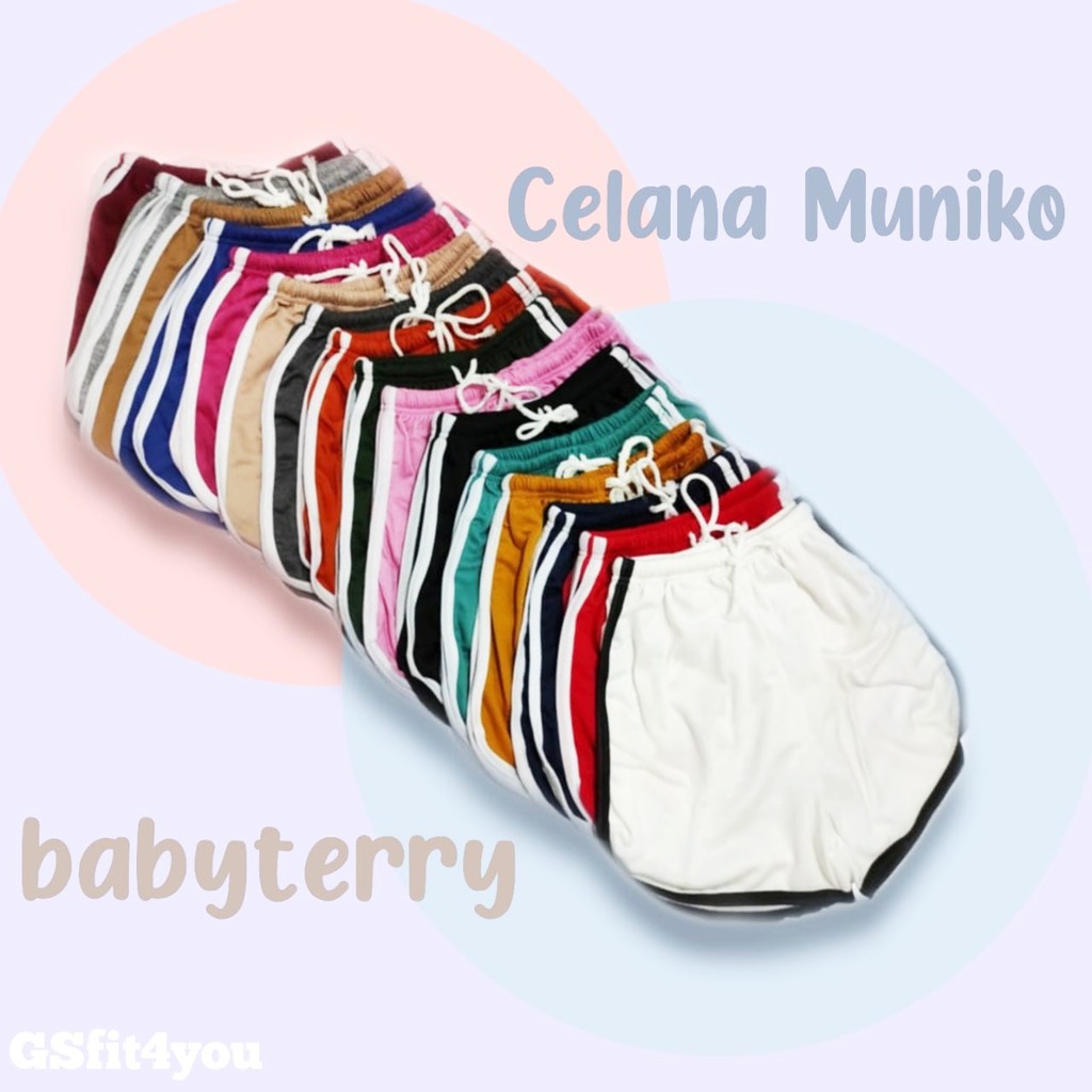 Jual GSfit4you Celana santai Hotpants Muniko Dewasa (Size S-M-XL ...