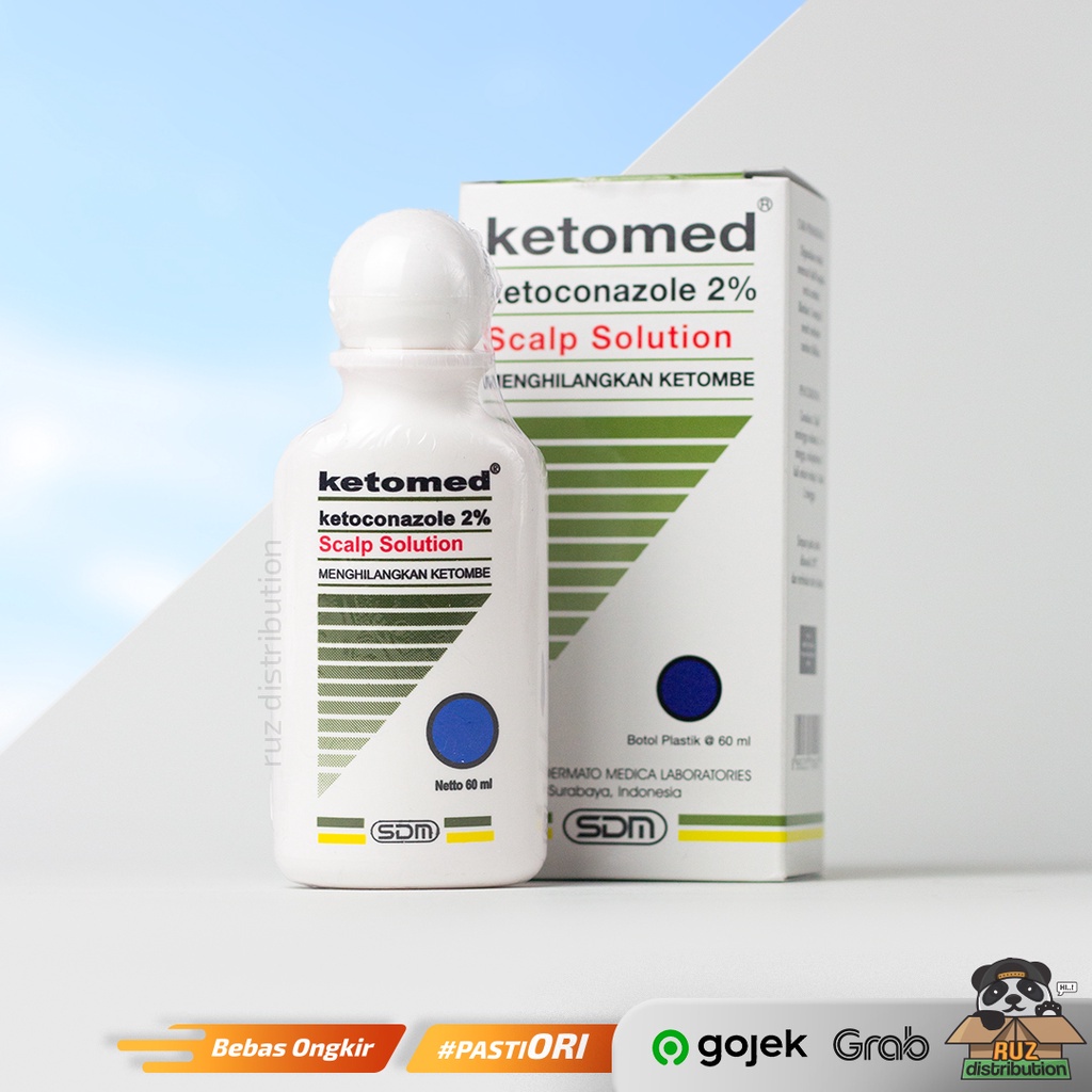 Jual Ketomed Scalp Solution - Shampo Anti DHT & Ketombe 60ml | Shopee ...