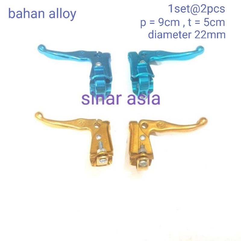 Jual Handel rem / handle rem fixie kode MX United (alloy, hrg sepasang ...