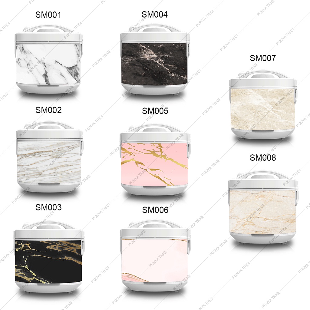 Jual Stiker Magic Com/Mejikom ukuran standar dan jumbo motif marmer ...