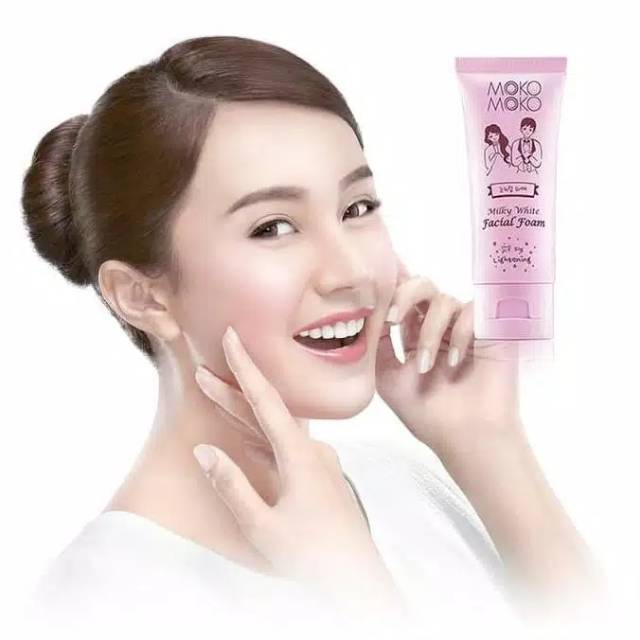 Jual MOKO MOKO Milky White Facial foam Lightening | Shopee Indonesia