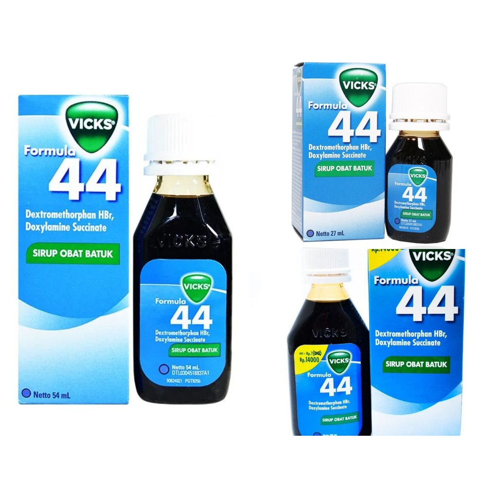Jual Vicks Formula 44 Sirup Obat Batuk Kering untuk Dewasa | Shopee ...