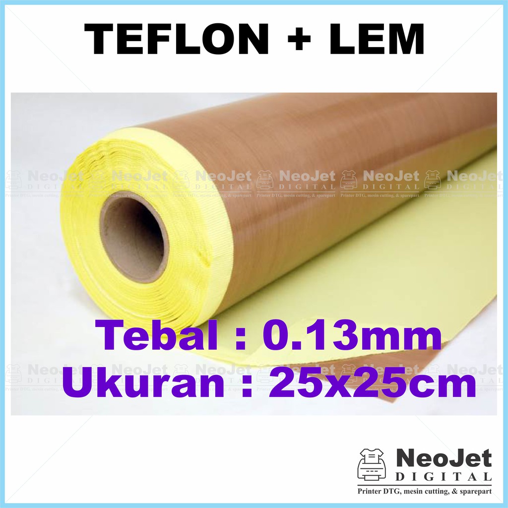 Jual Kain Alas Press Anti Lengket Teplon Lem/Perekat tahan panas import ...