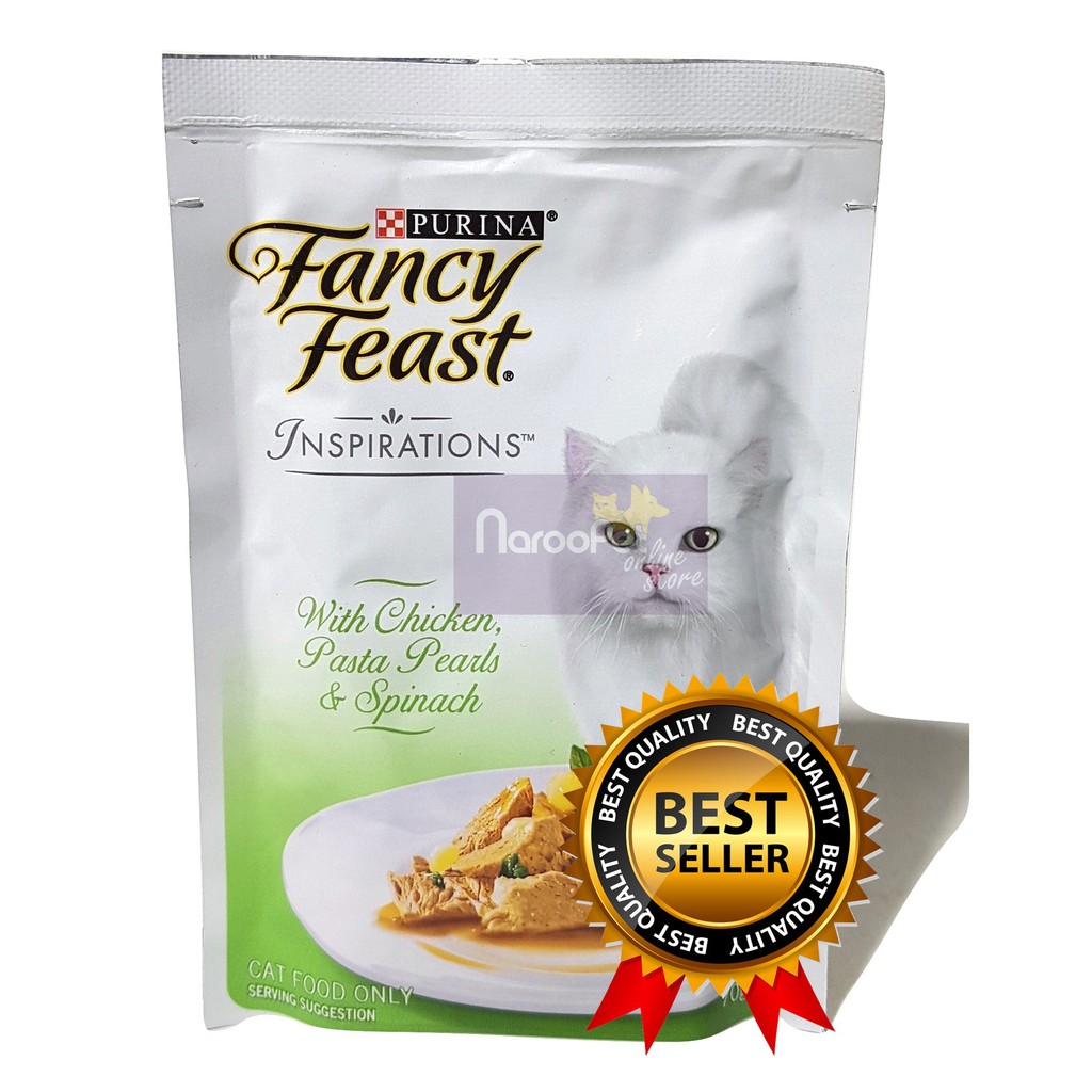Jual AVC - Wet Food Fancy Feast Pouch With Chicken, Pasta Pearls ...