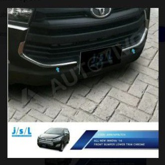 Jual List grill Chrome Bumper Depan Toyota innova Reborn | Shopee Indonesia