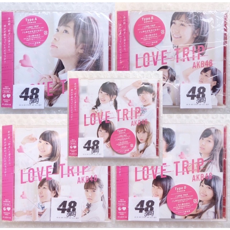 Jual Single AKB48 - LOVE TRIP Type A/B/C/D/E (CD + DVD Only) | Shopee Indonesia