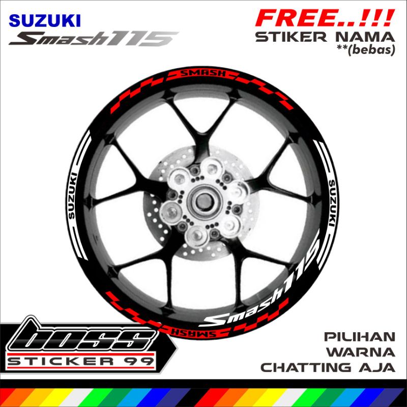 Jual STIKER LIS VELG SMASH NEW CUTTING STICKER | Shopee Indonesia