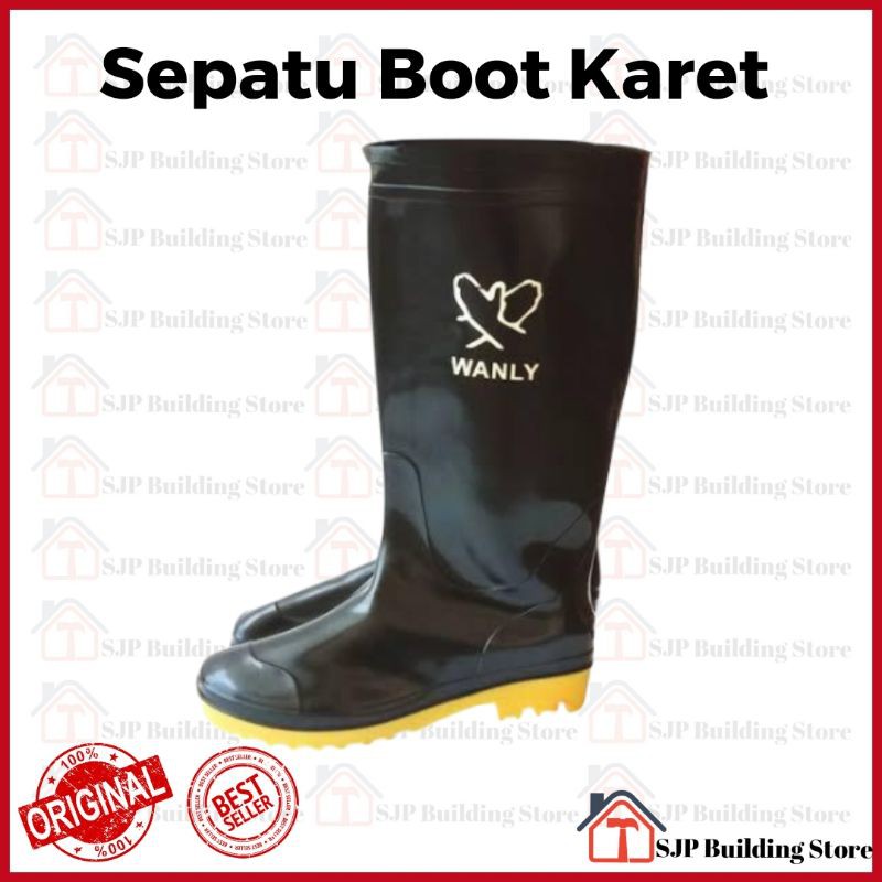 Jual Sepatu Boot Murah| Sepatu Boot Wanly| Sepatu Boat Bangunan| Sepatu ...