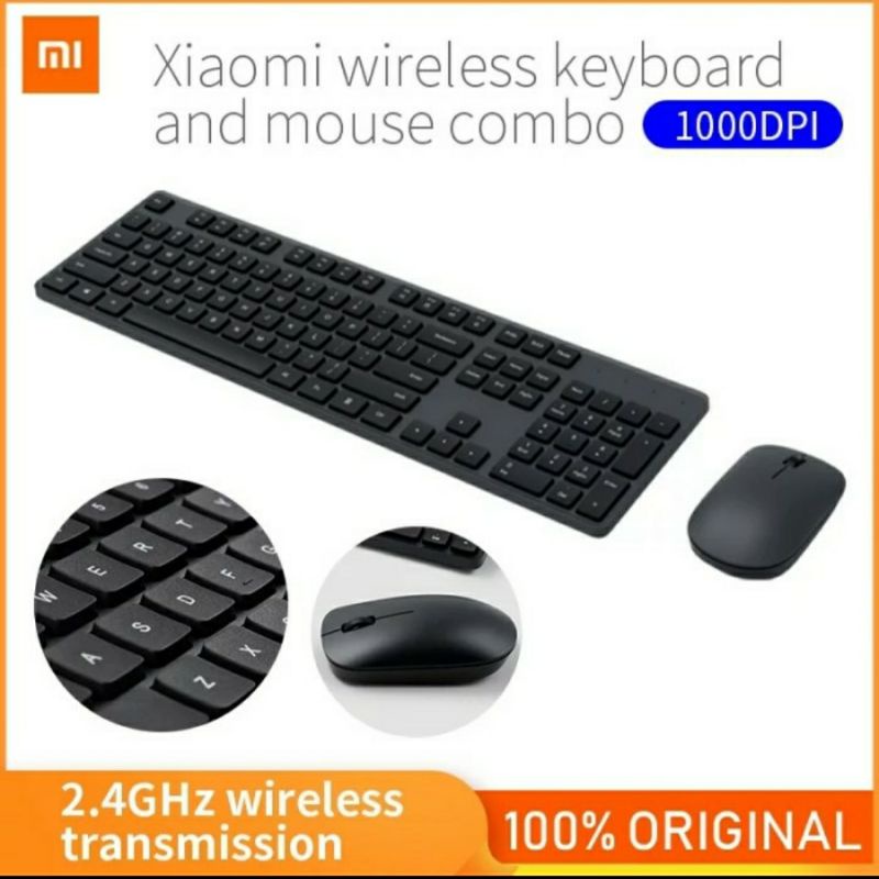 Jual Xiaomi Wireless Keyboard Mouse Combo | Shopee Indonesia